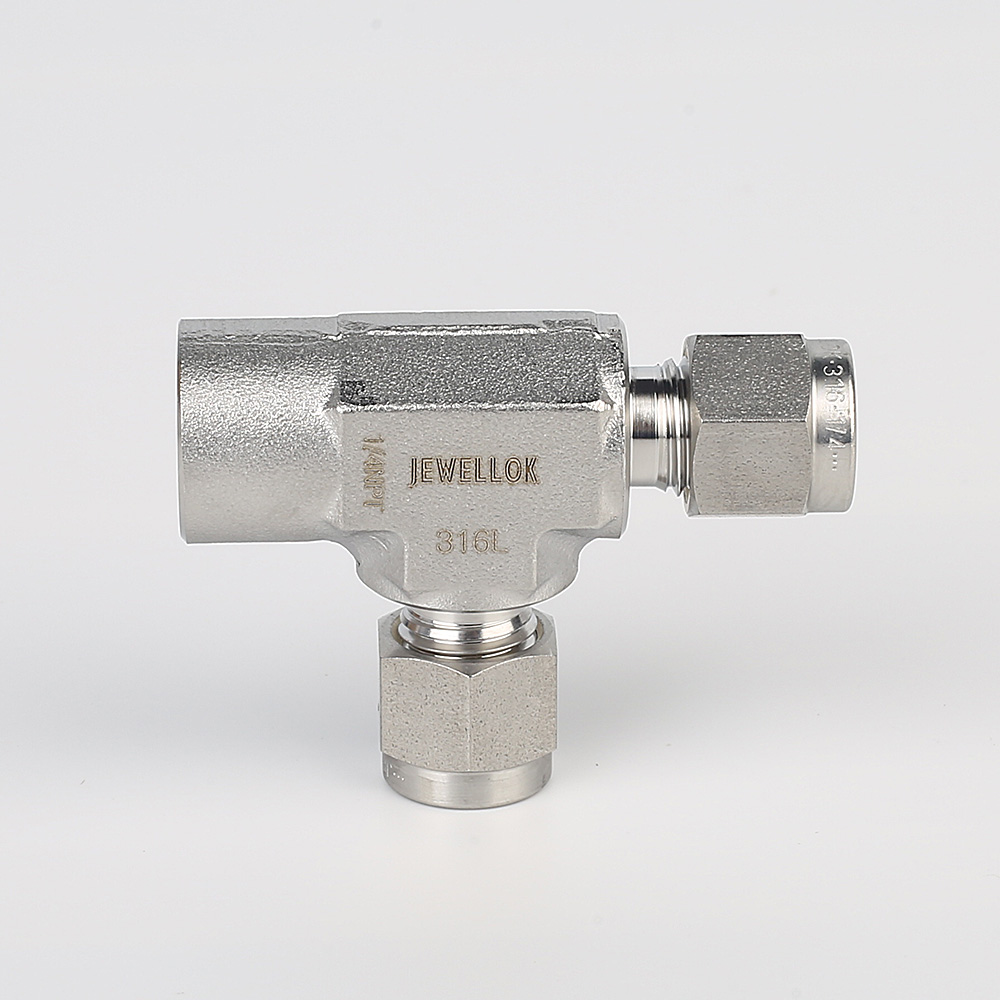 771LF Female Run Tee | Stainless Steel Tube Fitting Compression ...
